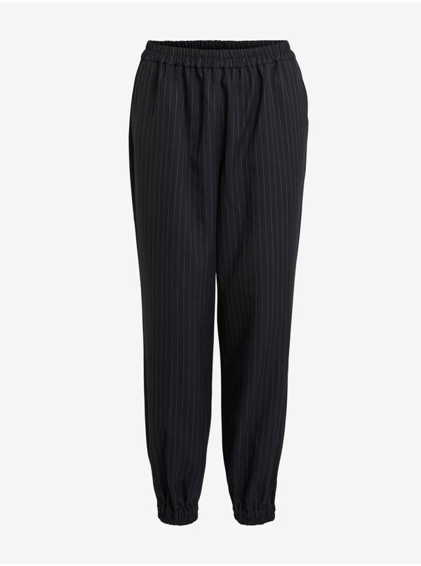 DARK BLUE STRIPED TROUSERS VILA PETRA - LADIES