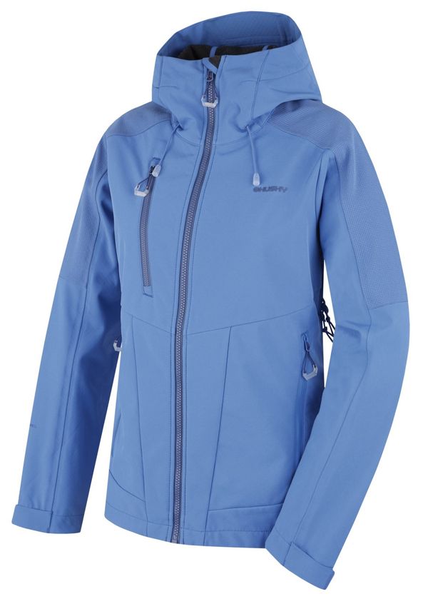 WOMEN'S SOFTSHELL JACKET HUSKY SEVAN L BLUE