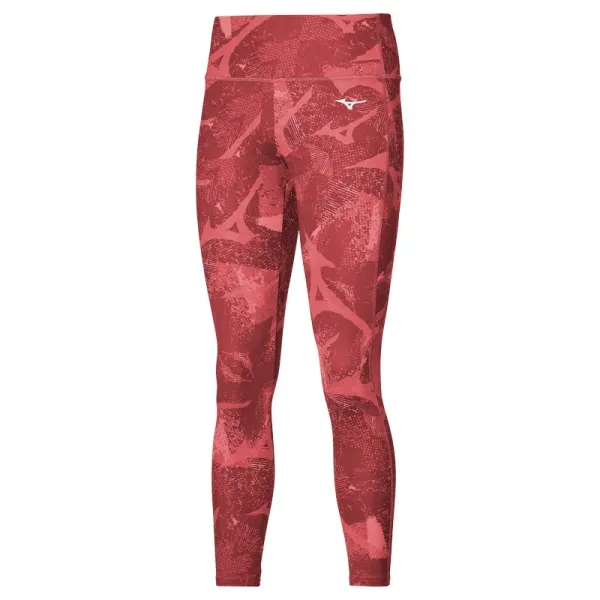 MIZUNO WOMEN'S ALPHA GRAPHIC 7/8 TIGHT TEA ROSE, L LEGGINGS
