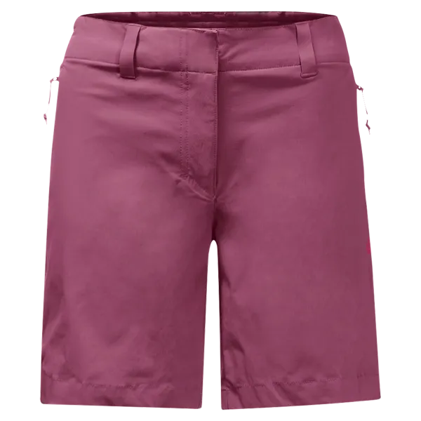 WOMEN'S JACK WOLFSKIN PEAK SHORT VIOLET QUARTZ SHORTS
