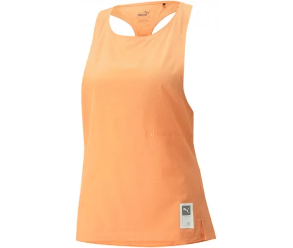 PUMA RUN FIRST MILE TANK DEEP APRICOT WOMEN'S TANK TOP
