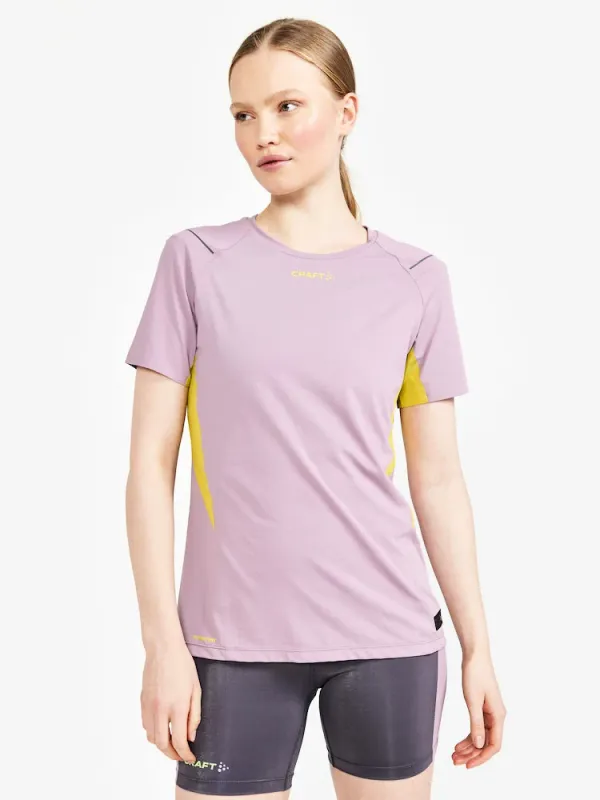 WOMEN'S T-SHIRT CRAFT PRO HYPERVENT SS PURPLE