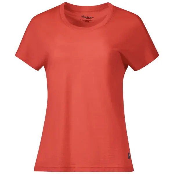 WOMEN'S T-SHIRT BERGANS URBAN WOOL BRICK