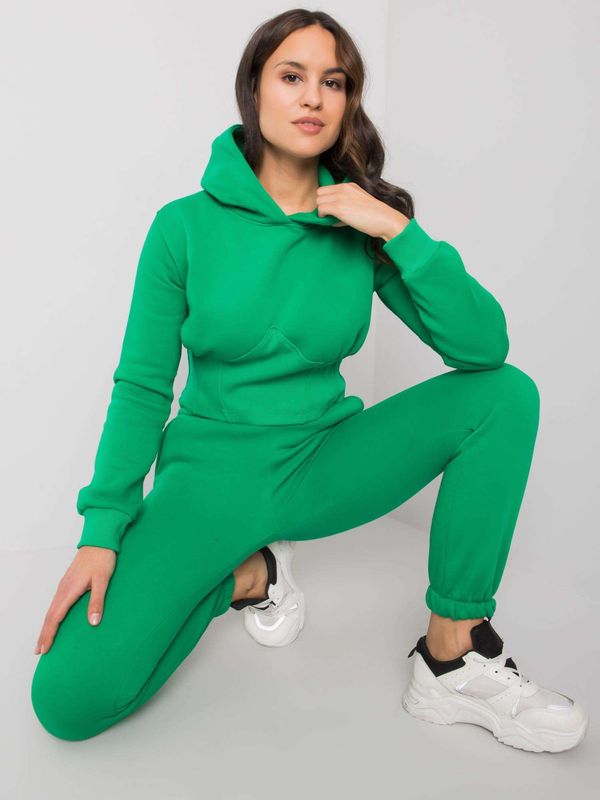 GREEN SWEATSHIRT WITH TROUSERS AMBRETTA
