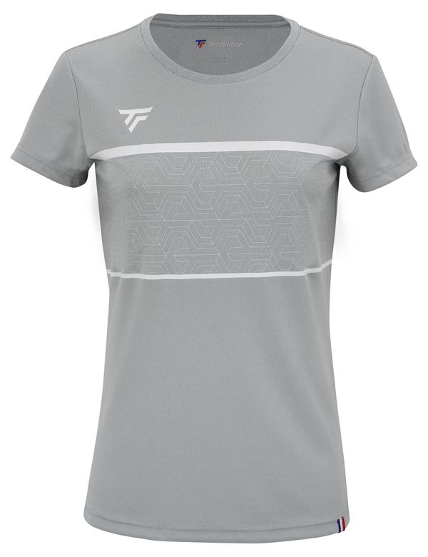WOMEN'S T-SHIRT TECNIFIBRE CLUB TECH TEE SILVER M