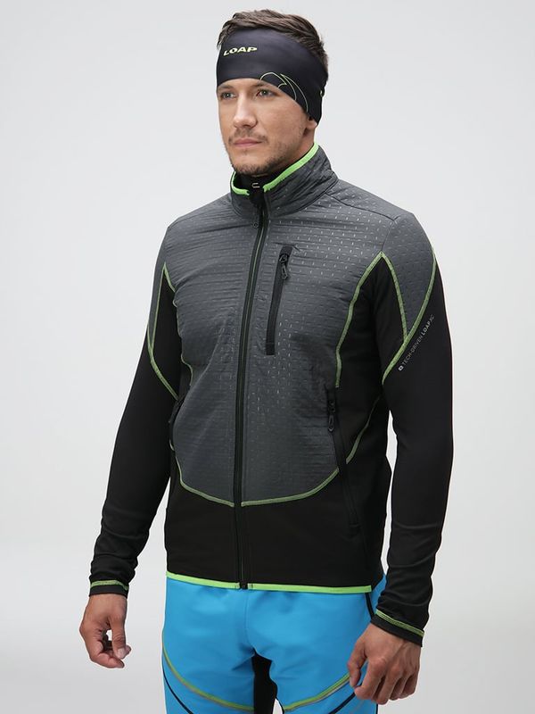 MEN'S JACKET LOAP UXNAR GREY/BLACK