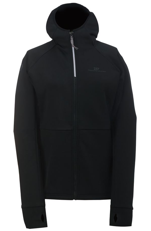 LINSELL - ECO WOMEN'S HOODIE (2ND LAYER) - BLACK