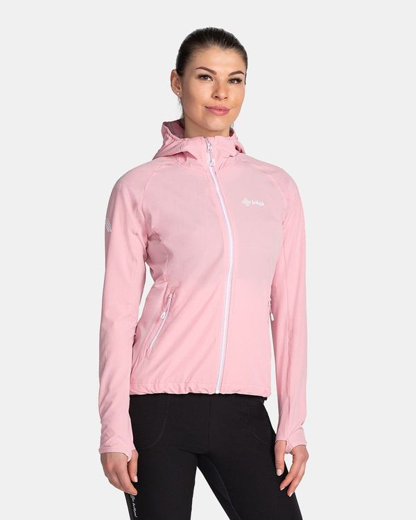 WOMEN'S RUNNING JACKET KILPI NEATRIL-W LIGHT PINK