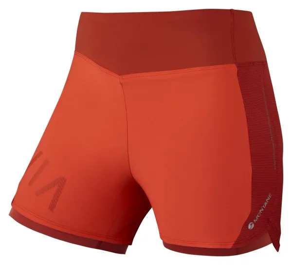 MONTANE KATLA WOMEN'S SHORTS TWIN SKIN SHORTS PAPRIKA