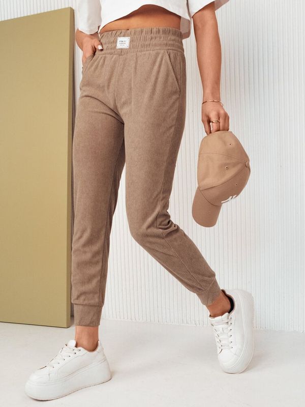 MORSI CAMEL WOMEN'S SWEATPANTS DSTREET
