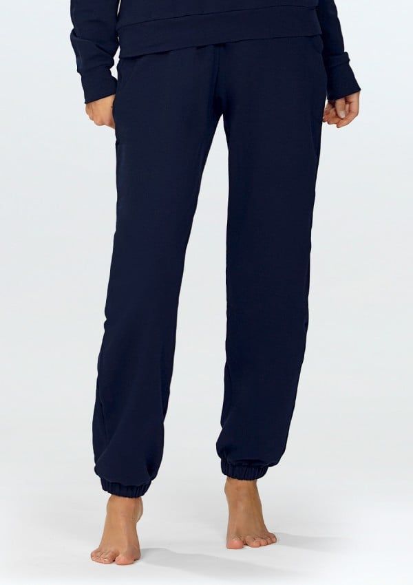 DKAREN WOMAN'S PANTS WENEZJA NAVY BLUE