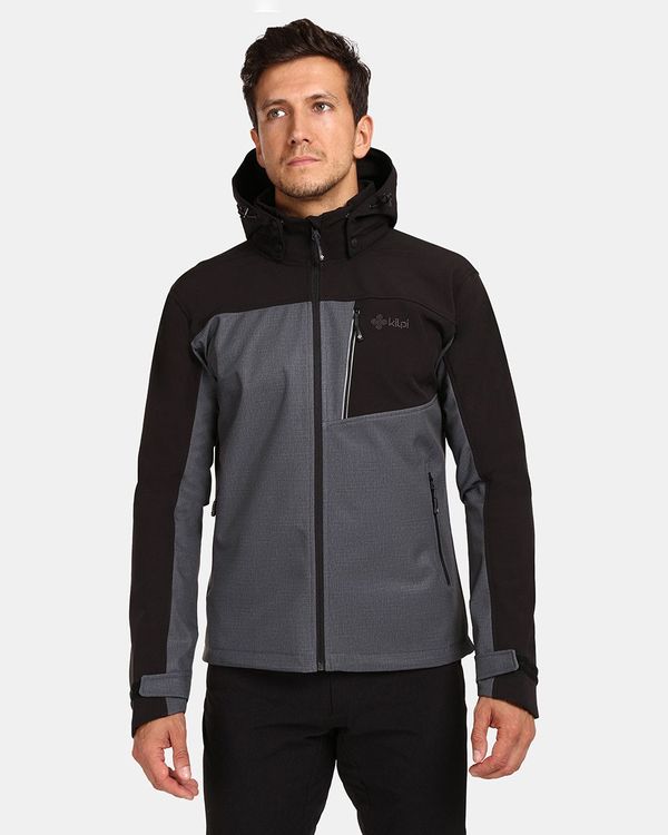 MEN'S SOFTSHELL JACKET KILPI RAVIO-M DARK GREY