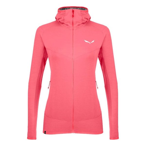 WOMEN'S SWEATSHIRT SALEWA LIGHT MICRO PL CALYPSO CORAL MEL
