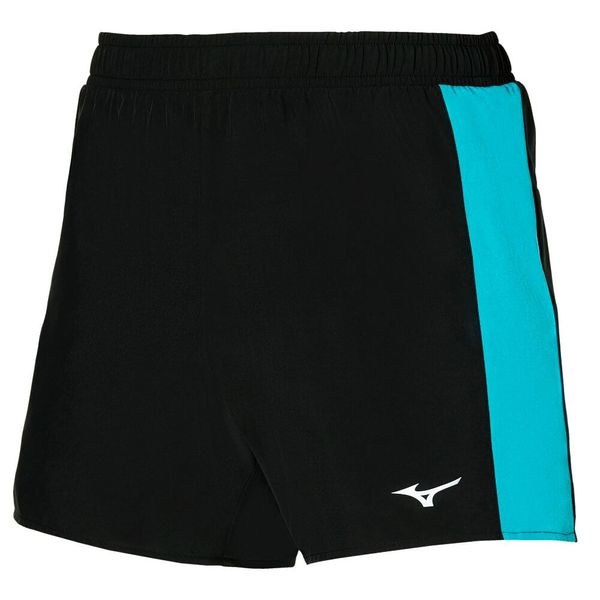 MEN'S SHORTS MIZUNO ALPHA 5.5 SHORT BLACK/ALGIERS BLUE