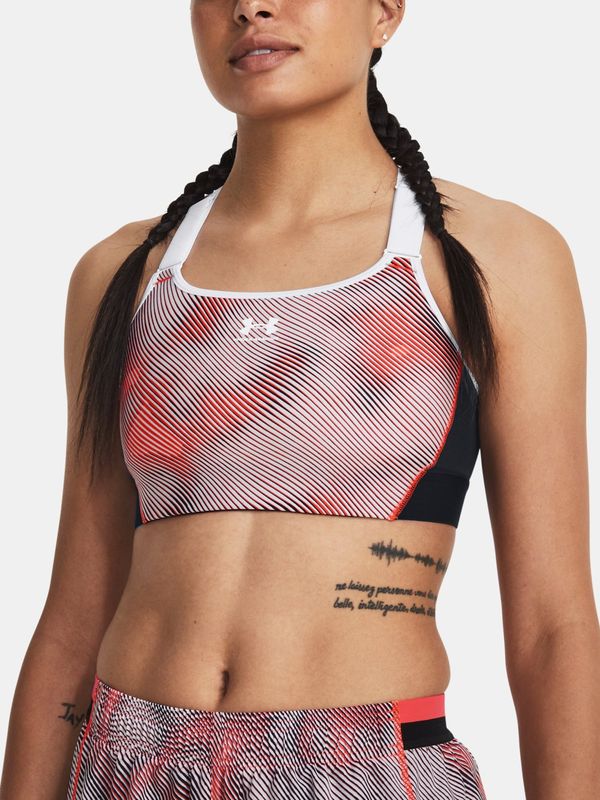 UNDER ARMOUR BRA UA HG ARMOUR HIGH PRINT-RED - WOMEN