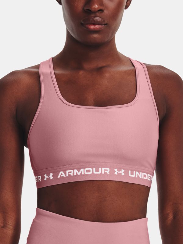 UNDER ARMOUR BRA UA CROSSBACK MID BRA-PNK - WOMEN