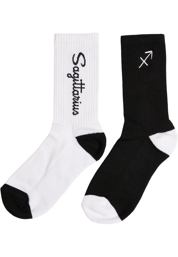 ZODIAC SOCKS 2-PACK BLACK/WHITE SHOOTER