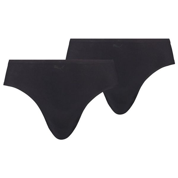 2PACK PUMA WOMEN'S PANTIES BLACK