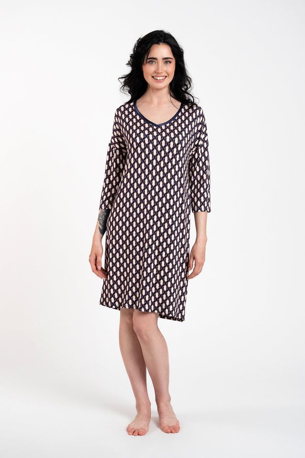 WOMEN'S SHIRT MILDA 3/4 SLEEVE - PRINT