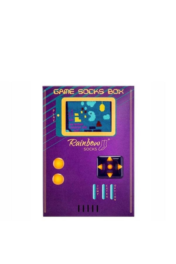 RAINBOW SOCKS FOR CONSOLE GAME FANS 2 PAIRS