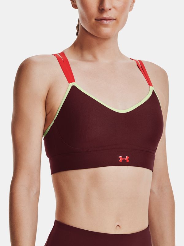 UNDER ARMOUR BRA UA INFINITY LOW STRAPPY-RED - WOMEN