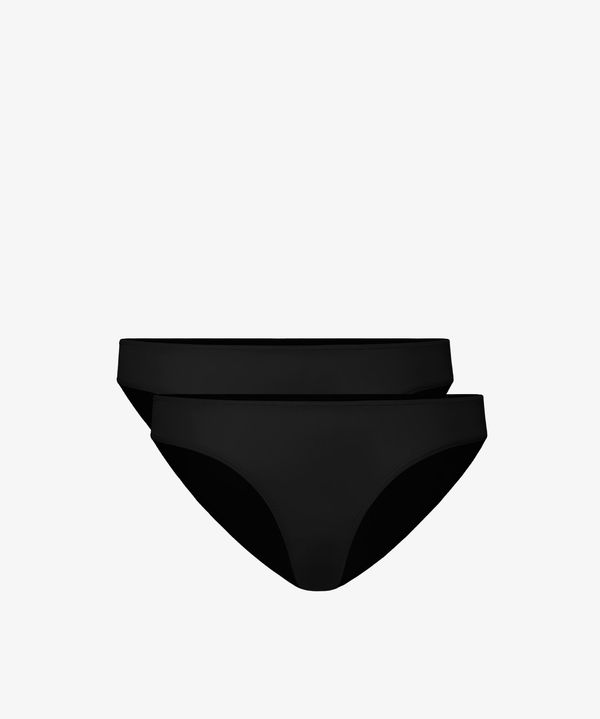 WOMEN'S MINI PANTIES ATLANTIC 2PACK - BLACK