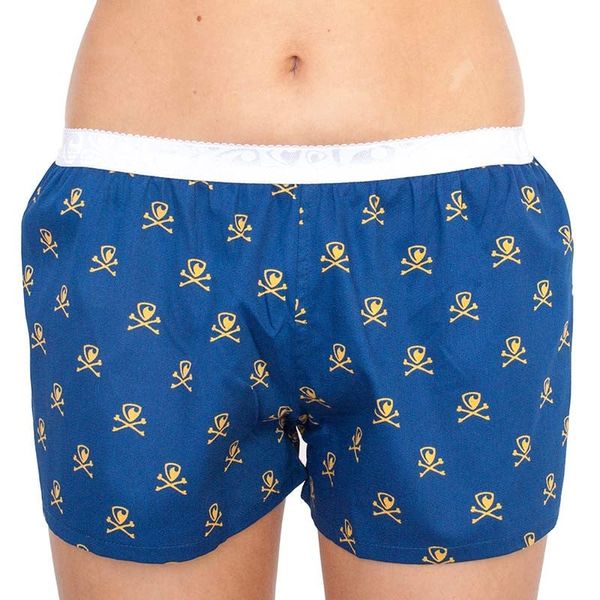 WOMEN'S BRIEFS REPRESENT SMALL BONES BLUE