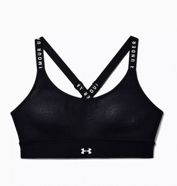 UNDER ARMOUR INFINITY MID BRA-BLK S WOMEN'S BRA