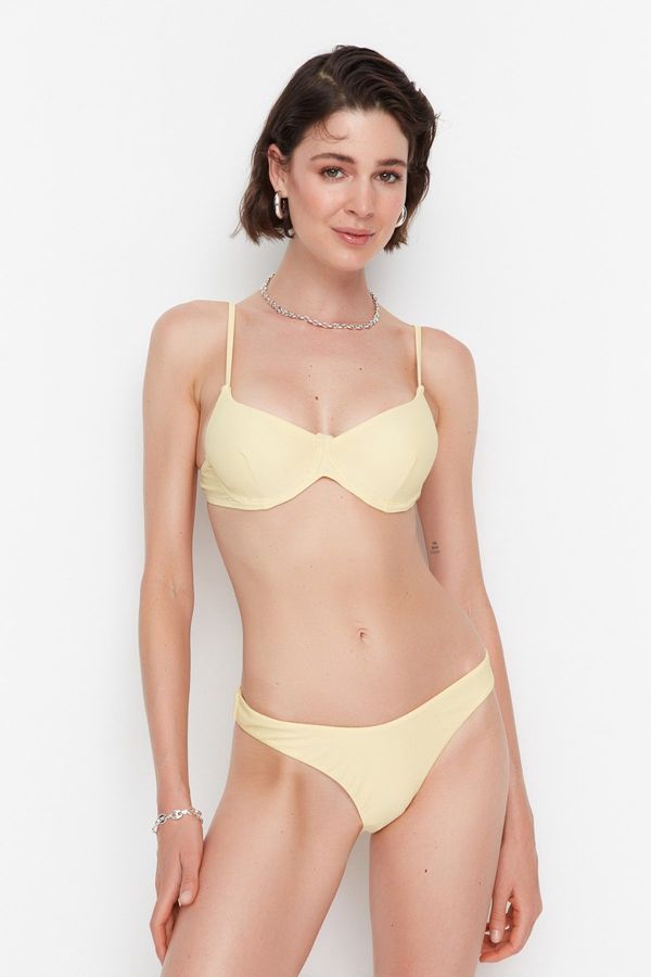 TRENDYOL YELLOW BASIC BIKINI BOTTOM