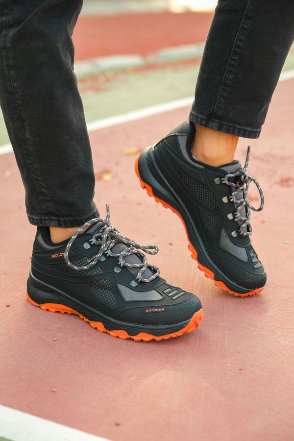 RICCON SMOKY ORANGE UNISEX 3D RUBBER TREKKING SHOES 00128030