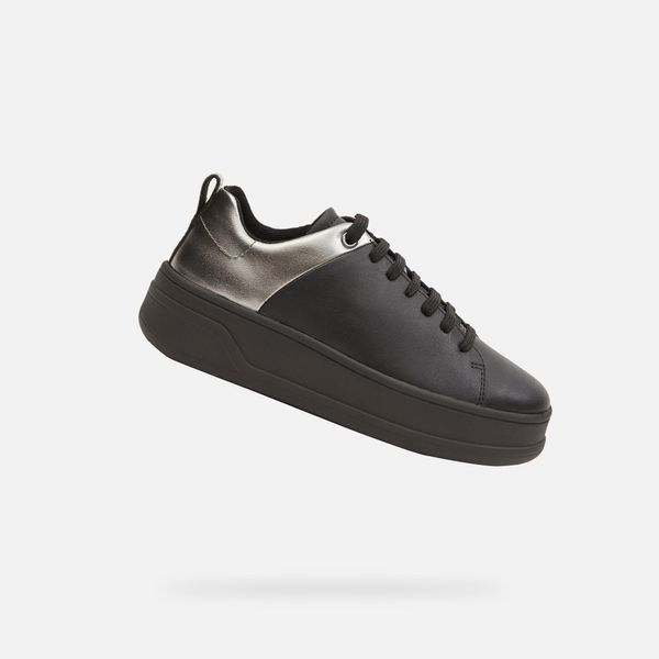 BLACK WOMEN'S SNEAKERS GEOX SPHERICA ECUB-2 - WOMEN'S