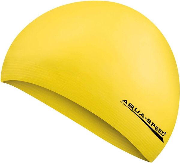 AQUA SPEED UNISEX'S SWIMMING CAP SOFT LATEX PATTERN 18