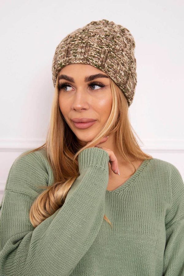 ELIZA K205 CAPPUCCINO + LIGHT KHAKI CAP
