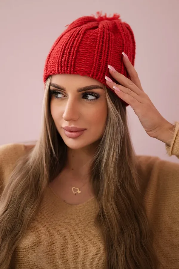 KESI CAP WITH FLEECE IDALIA K284 RED