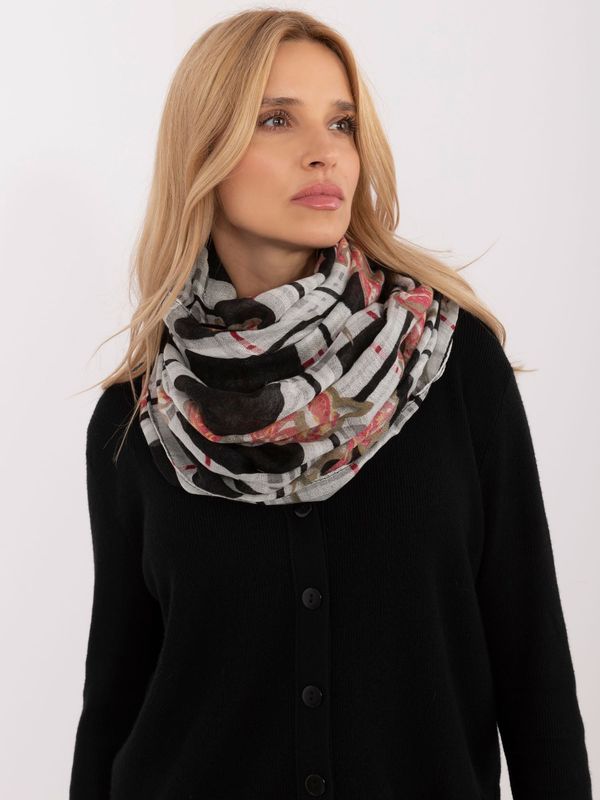 NAVY BLUE WOMEN'S SCARF WITH TASSELS