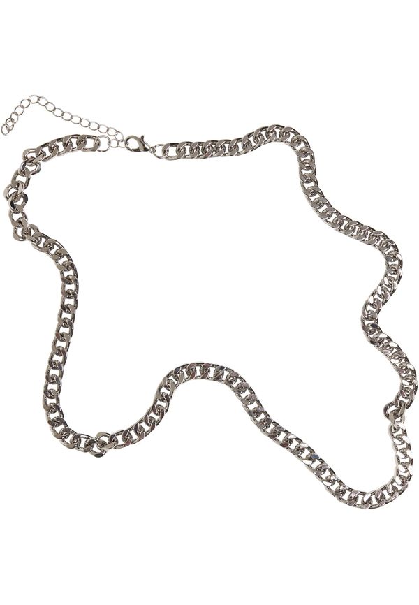 LONG BASIC CHAIN NECKLACE SILVER