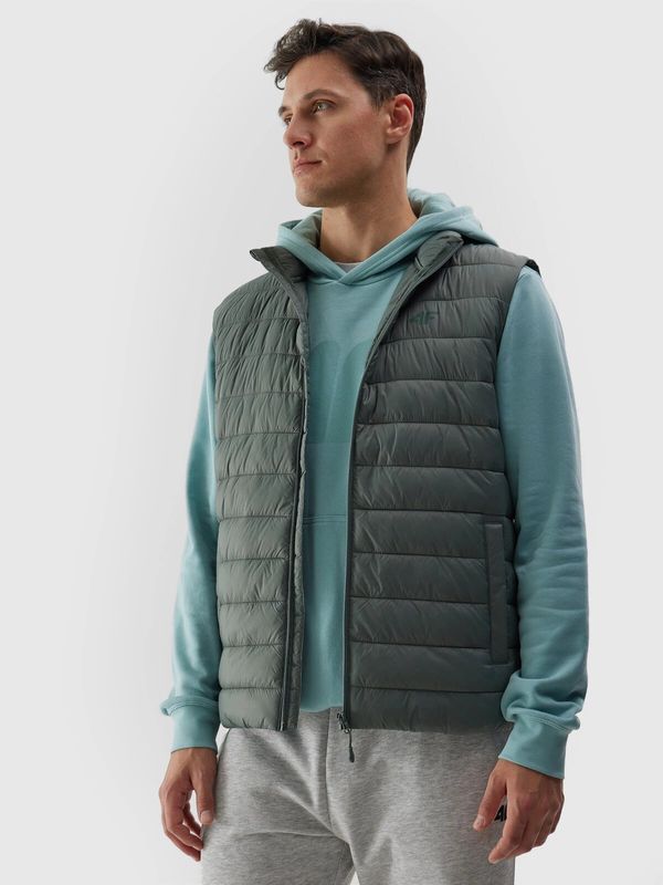 MEN'S 4F RECYCLED DOWN VEST - GREEN