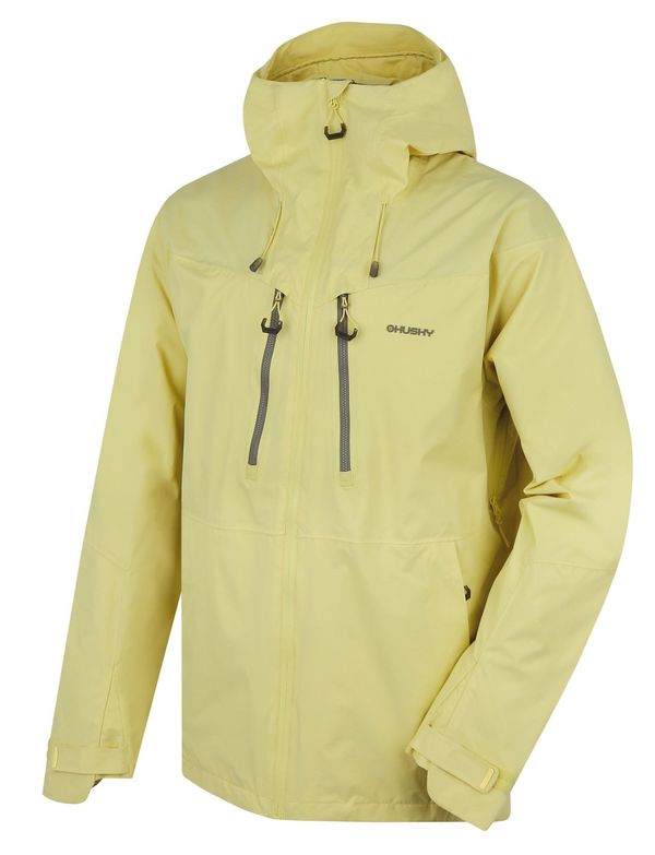 MEN'S HARDSHELL JACKET HUSKY NICKER M LIGHT GREEN