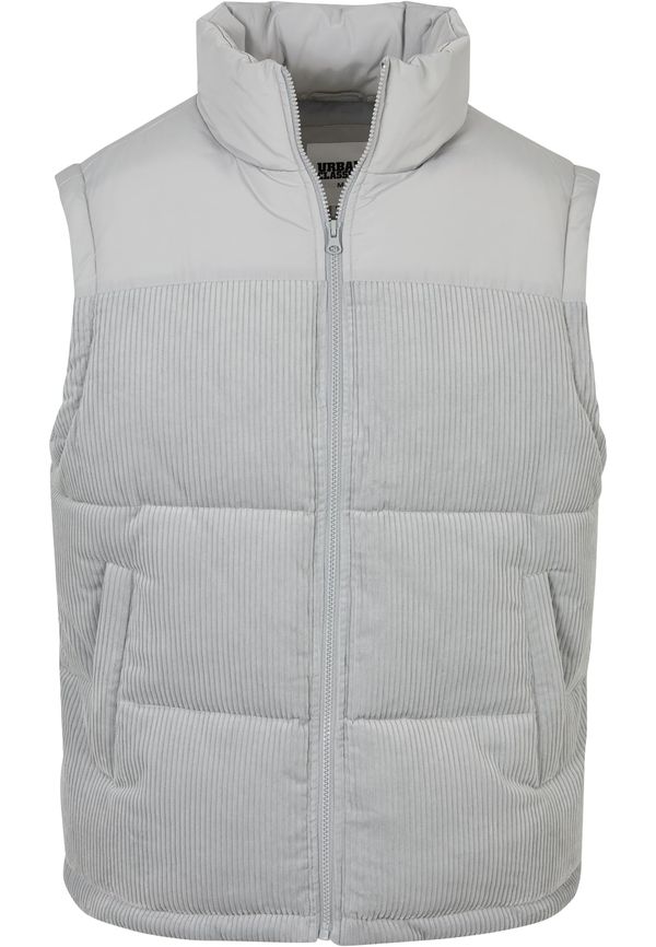 CORDED VEST MADE OF LIGHT ASPHALT