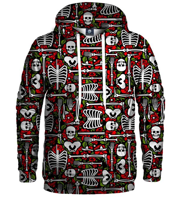 ALOHA FROM DEER UNISEX'S ROSEBONES HOODIE H-K AFD874