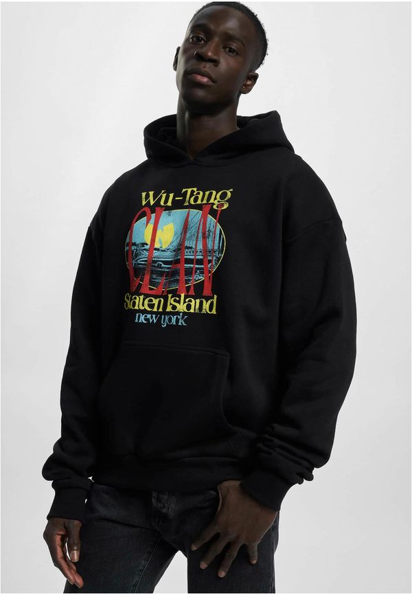 WU TANG STATEN ISLAND HEAVY OVERSIZE HOODIE BLACK