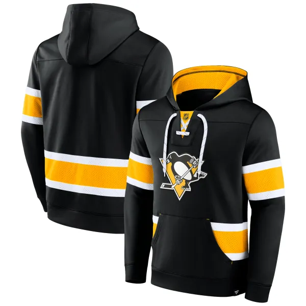 PÁNSKÁ MIKINA FANATICS MENS ICONIC NHL EXCLUSIVE PULLOVER HOODIE PITTSBURGH PENGUINS