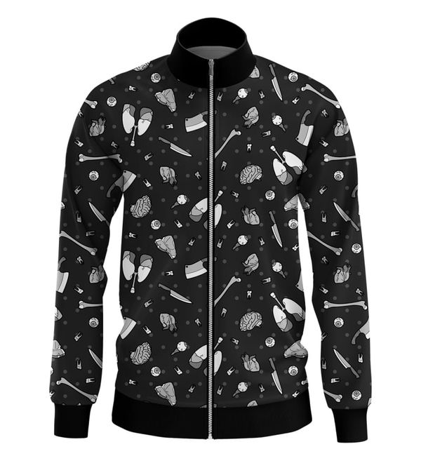 MR. GUGU & MISS GO MAN'S GORE SMILE TRACK JACKET S-W-526 2492