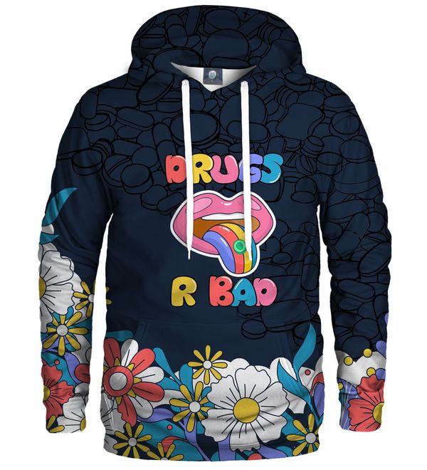 ALOHA FROM DEER UNISEX'S DRUGS R BAD HOODIE H-K AFD1030