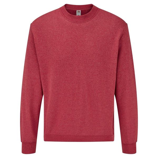 MEN'S RED SET-IN SWEAT FRUIT OF THE LOOM
