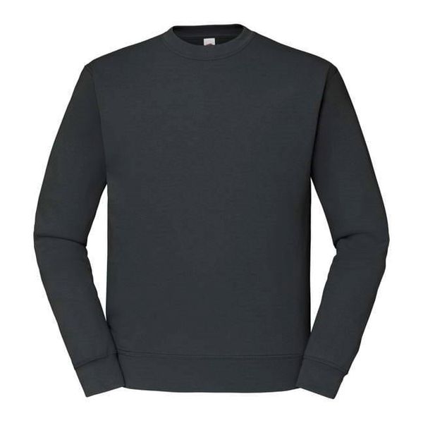 GRAPHITE MEN'S SWEATSHIRT SET-IN SWEAT FRUIT OF THE LOOM