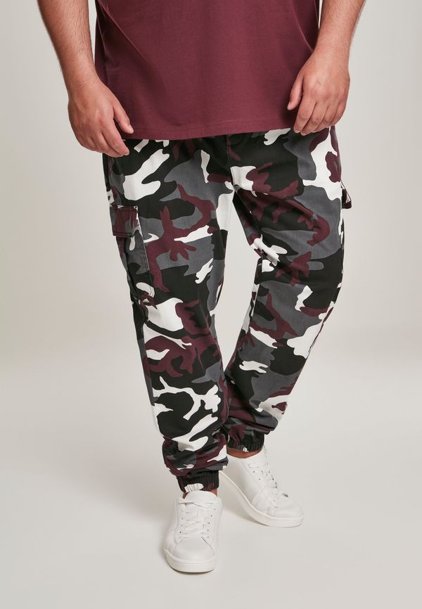 CAMO CARGO JOGGING PANTS 2.0 WINE CAMO