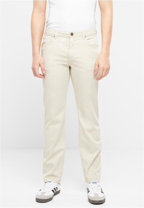 MEN'S STRETCH TWILL 5 POCKET PANTS - BEIGE