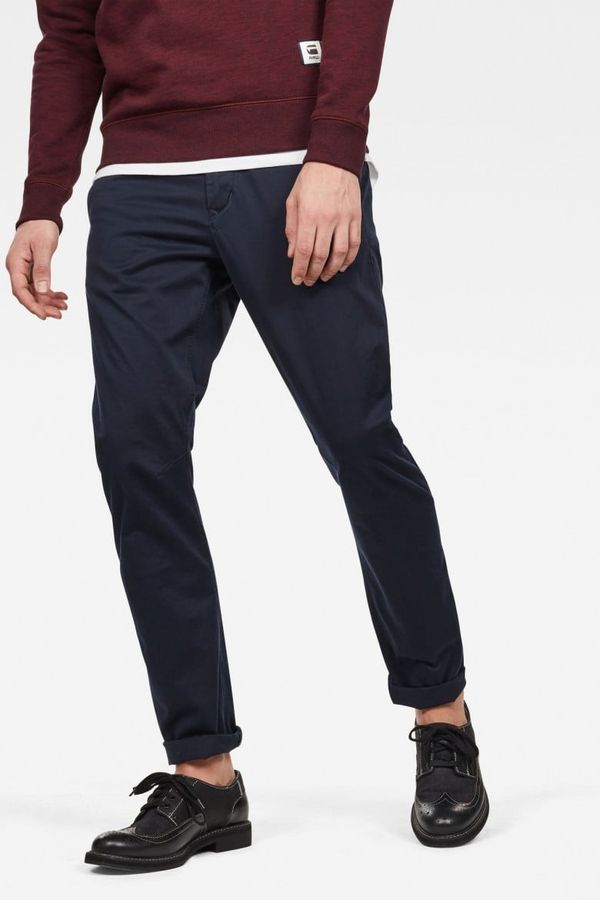 TROUSERS - G-STAR VETAR SLIM CHINO DARK BLUE