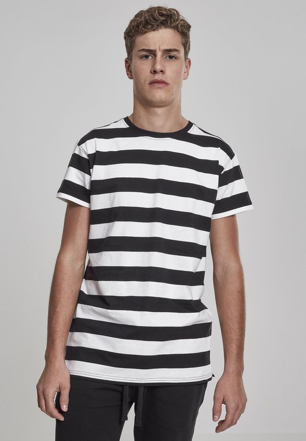 BLOK STRIPE TEE BLK/WHT